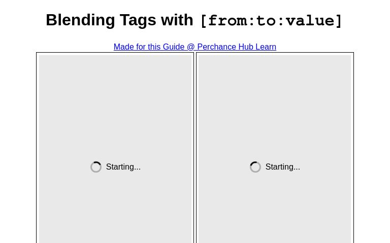 Blending Tags with [from:to:value] ― Perchance Generator