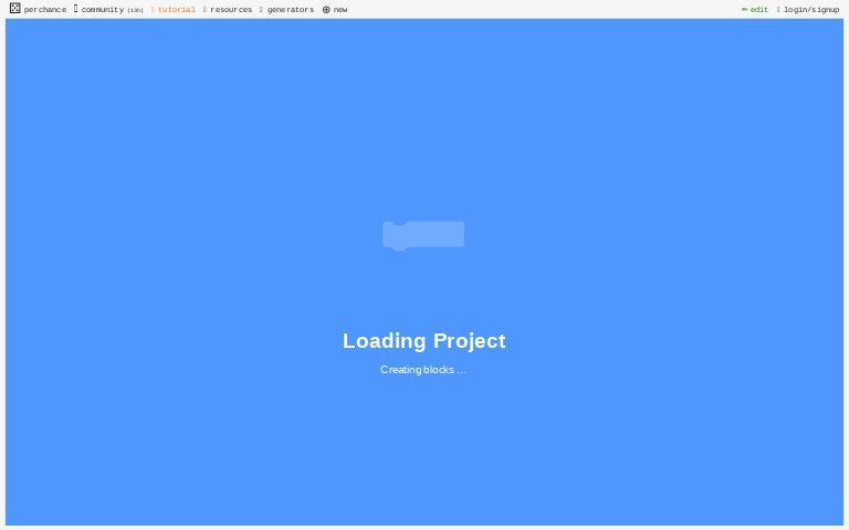 Blocky Builder ― Perchance Generator