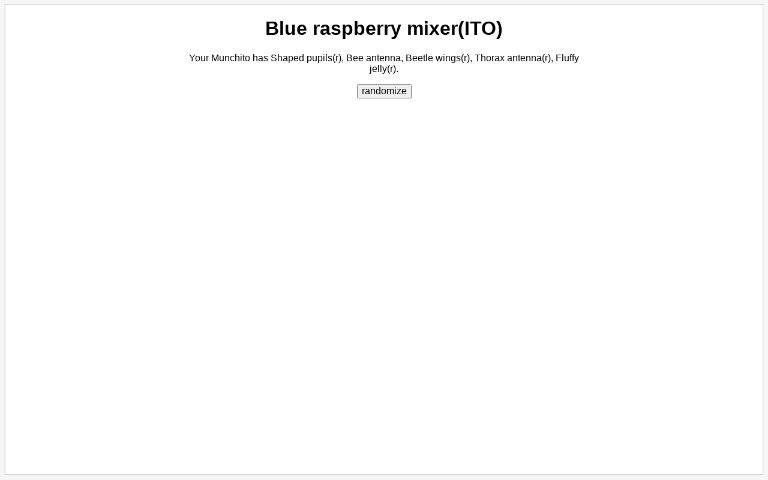 Blue raspberry mixer(ITO) ― Perchance Generator