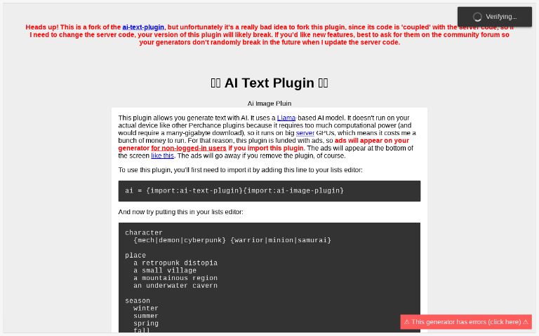 🖋️📜 AI Text Plugin 📖🤖