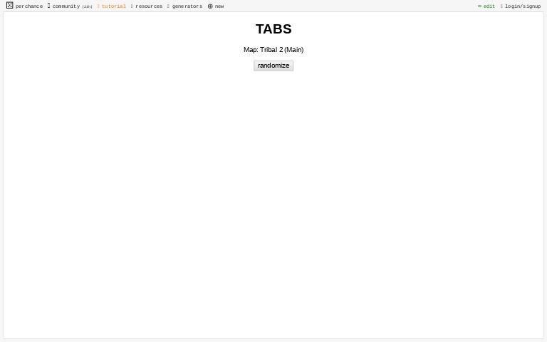 TABS ― Perchance Generator