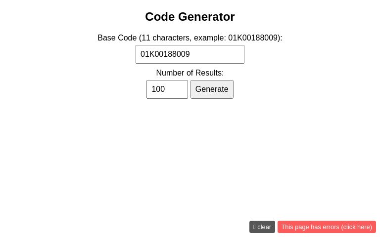 Code Generator