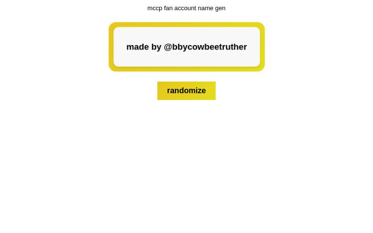 mccp fan account name gen