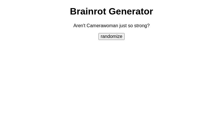 Brainrot Generator