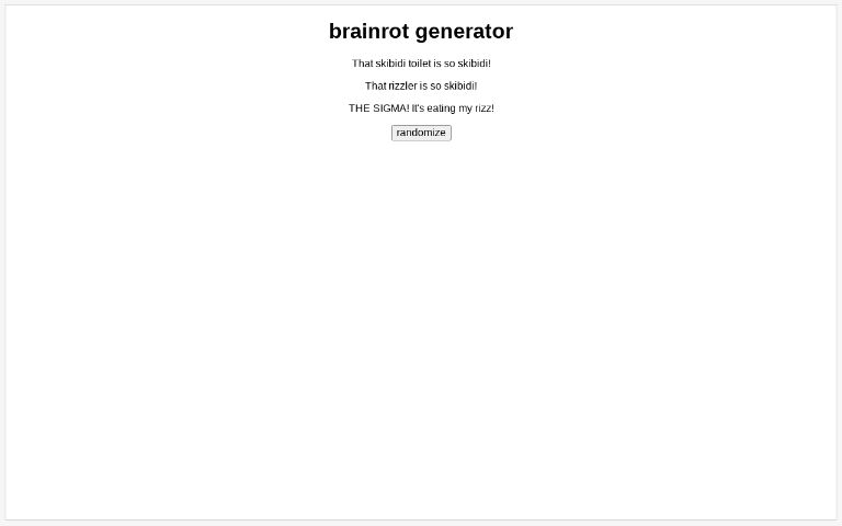 brainrot generator