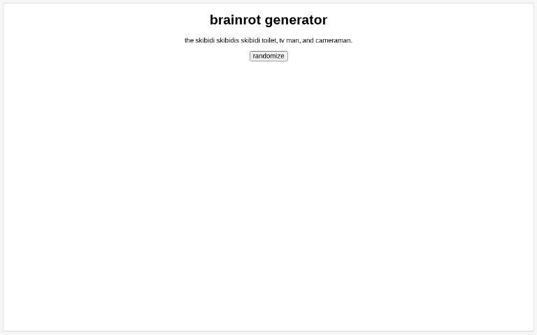 brainrot generator