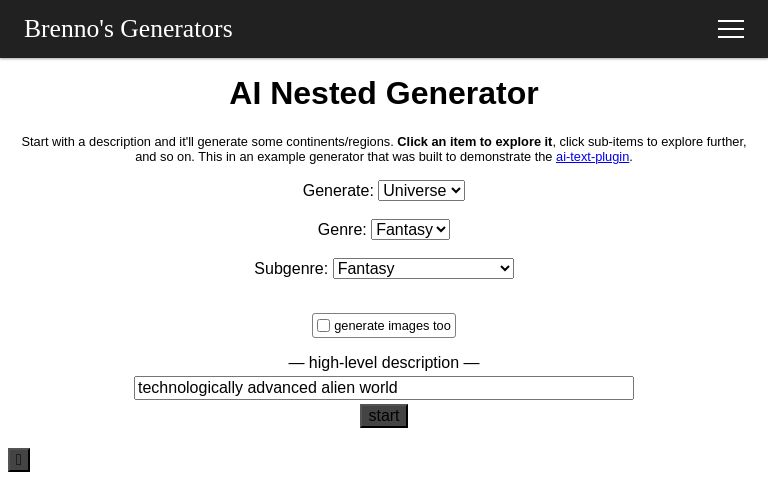 AI Nested Generator