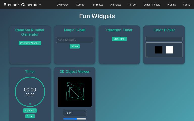 Fun Widgets ― Perchance Generator