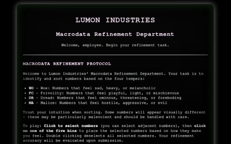 LUMON INDUSTRIES ― Perchance Generator