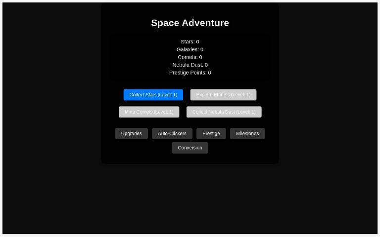 Space Adventure ― Perchance Generator