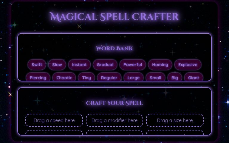 Magical Spell Crafter ― Perchance Generator
