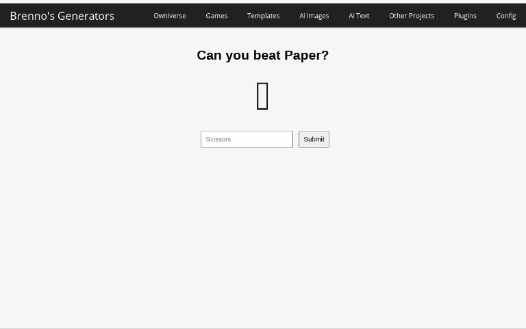 Can you beat stuff? ― Perchance Generator