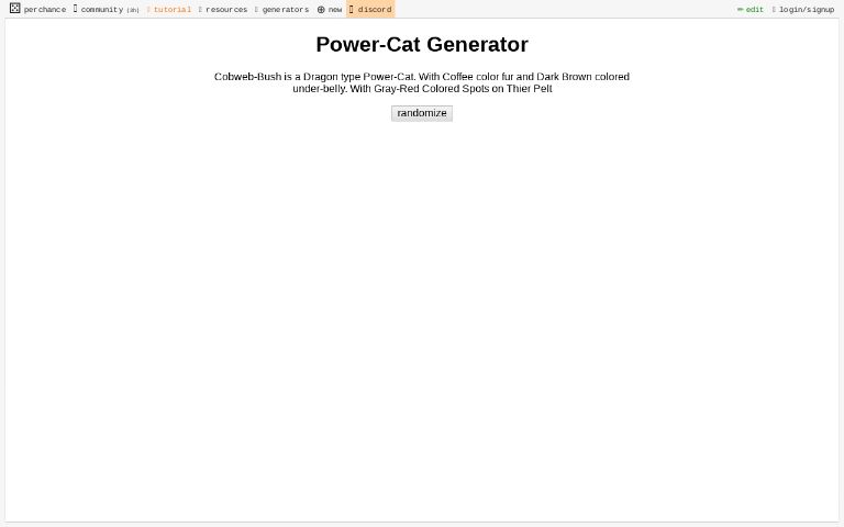 Power-Cat Generator