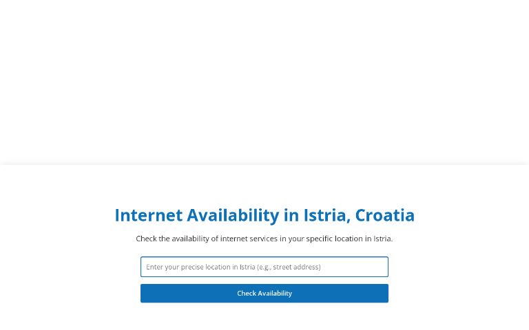 Internet Availability in Istria, Croatia ― Perchance Generator