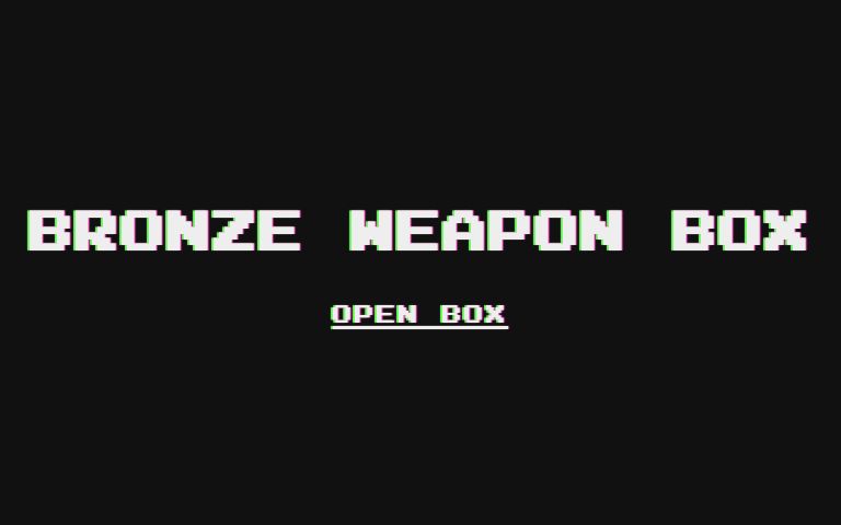 Bronze Weapon Box ― Perchance Generator