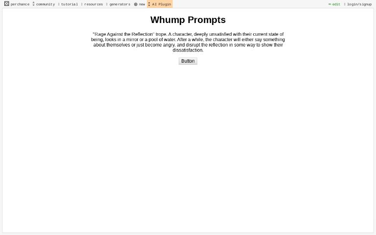 Whump Prompts ― Perchance Generator