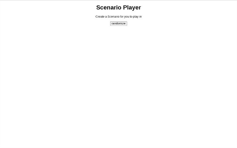 Scenario Player ― Perchance Generator
