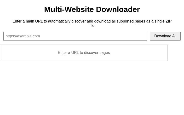 Multi-Website Downloader ― Perchance Generator