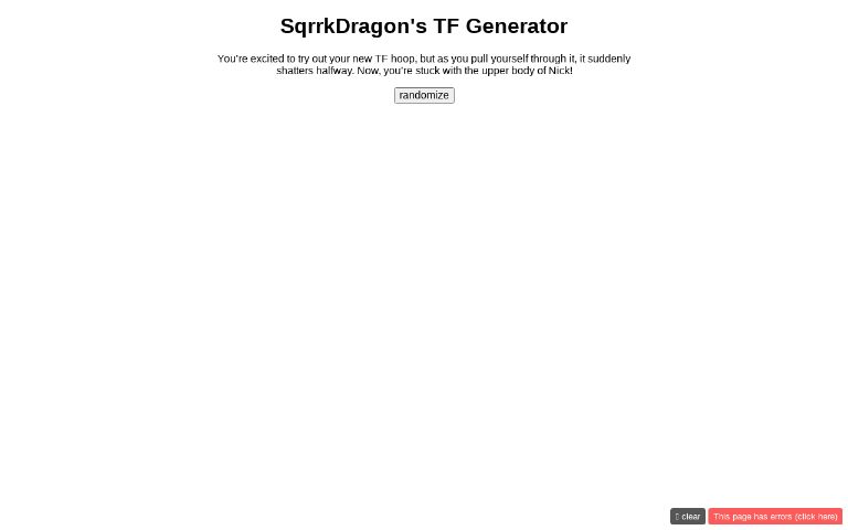 SqrrkDragon's TF Generator
