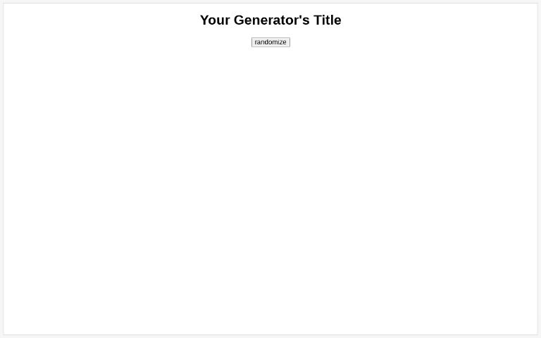 Bug Types ― Perchance Generator