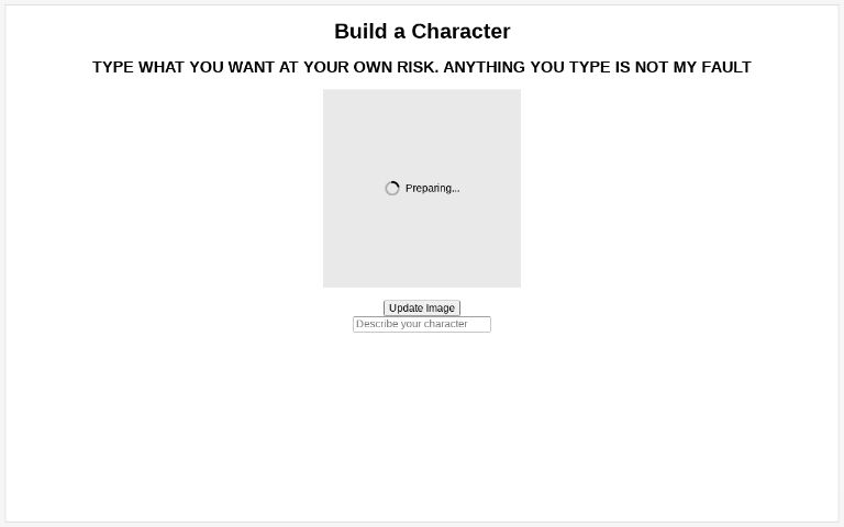 Build a Character ― Perchance Generator