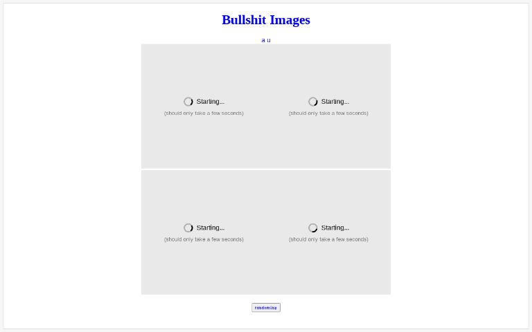 Bullshit Images ― Perchance Generator