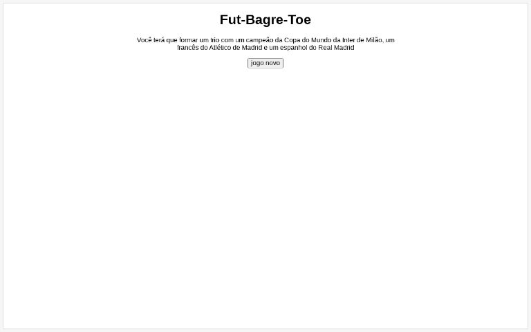 Fut-Bagre-Toe ― Perchance Generator