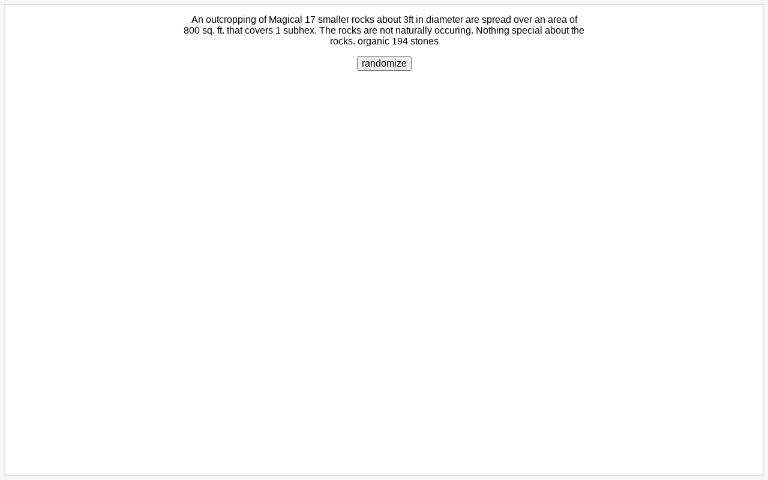 Buriedkeep Location ― Perchance Generator