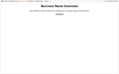 Business Name Generator