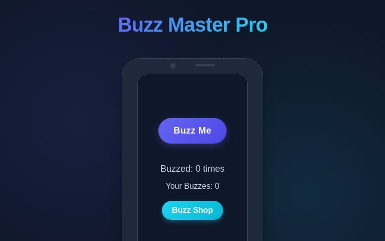 Buzz Master Pro ― Perchance Generator