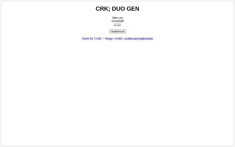 CRK; DUO GEN ― Perchance Generator