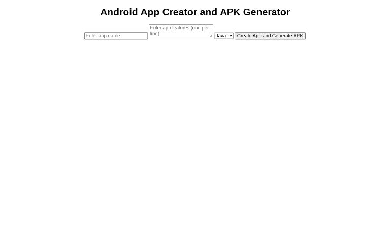 Android App Creator and APK Generator