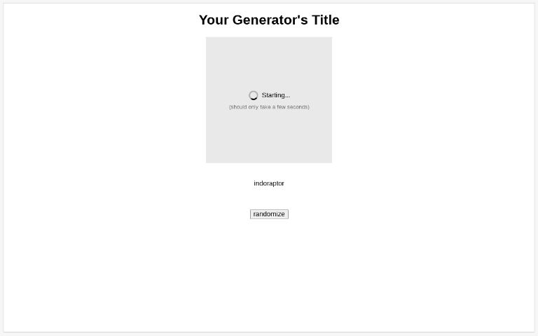Advanced Ai Dinosaur ― Perchance Generator