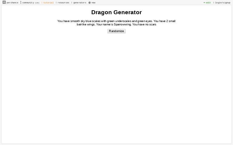 Dragon Generator