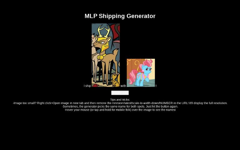 MLP Shipping Generator