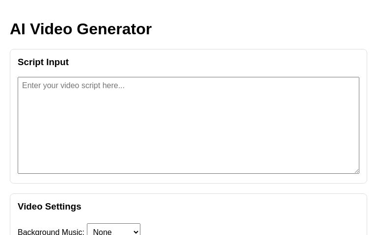 AI Video Generator