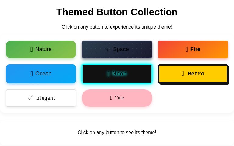 Themed Button Collection ― Perchance Generator