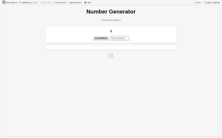 Number Generator