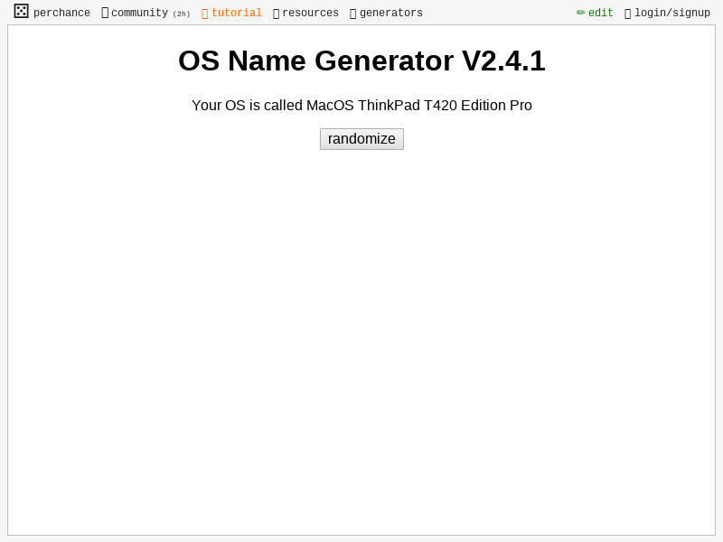 OS Name Generator V2.4.1