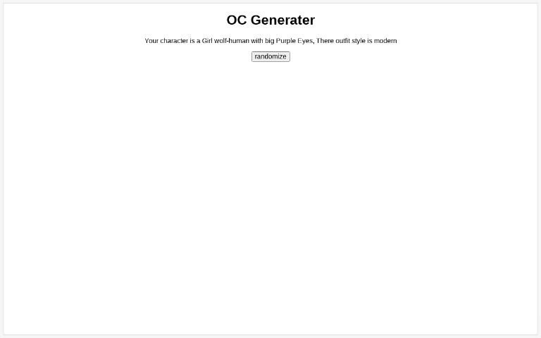 OC Generater