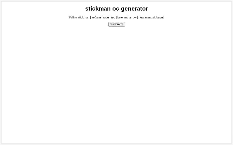 stickman oc generator