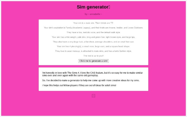 Sim generator🌺