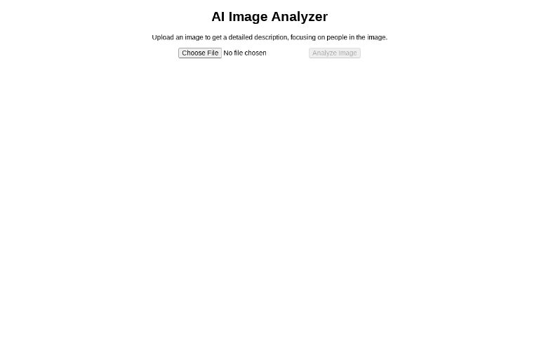 AI Image Analyzer ― Perchance Generator