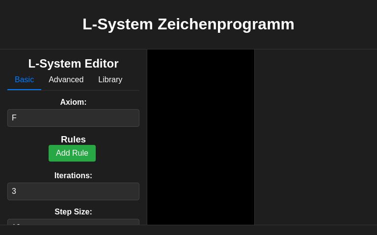 L-System Zeichenprogramm ― Perchance Generator