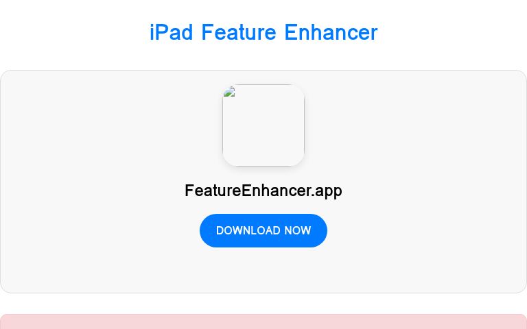 iPad Feature Enhancer ― Perchance Generator