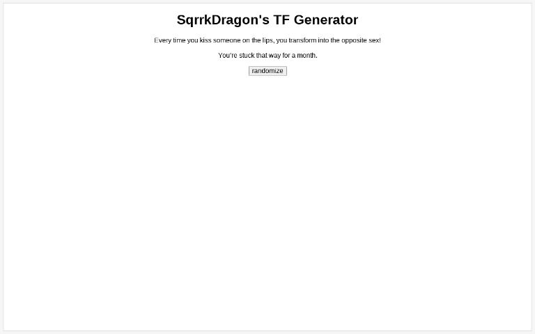 SqrrkDragon's TF Generator