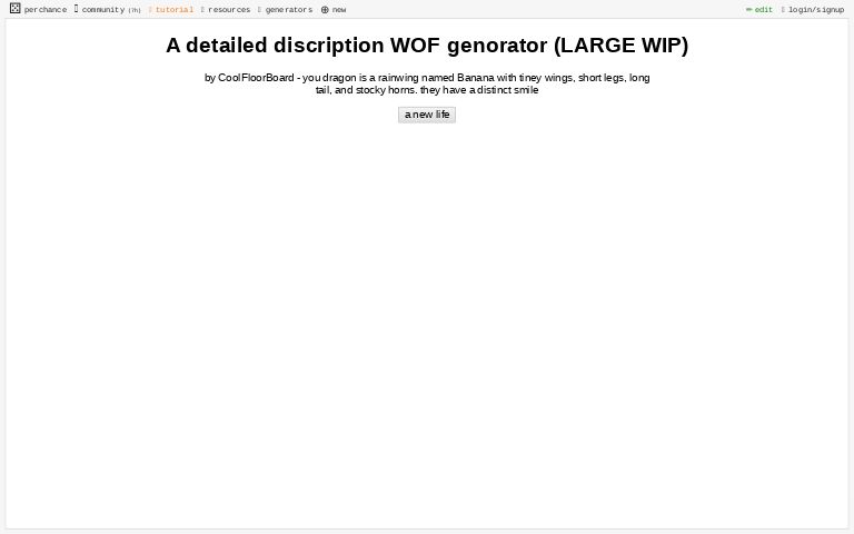 A detailed discription WOF genorator (LARGE WIP) ― Perchance Generator