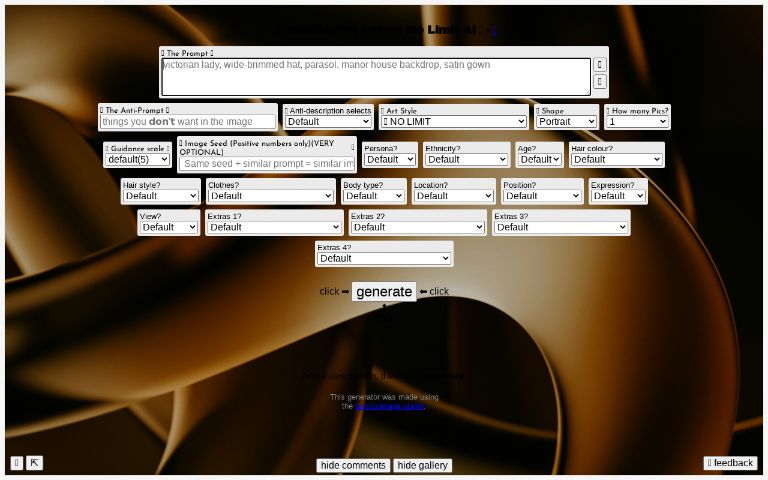 Lunatic's full extras No Limit AI (Free, No Sign-up, No Limits ...