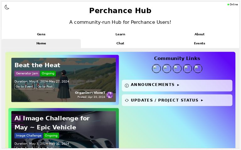 Perchance Hub ― Perchance Generator
