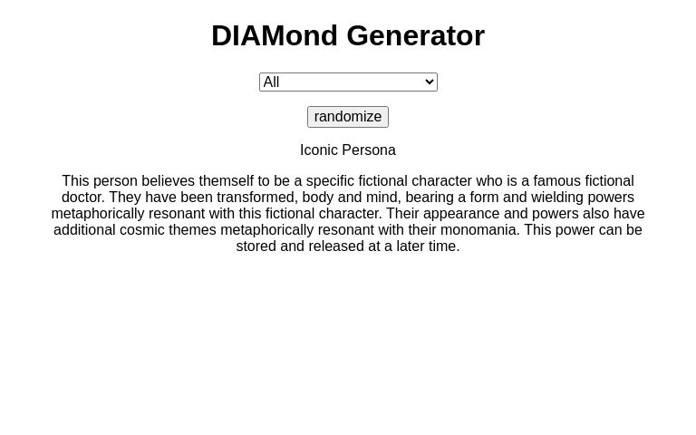 DIAMond Generator